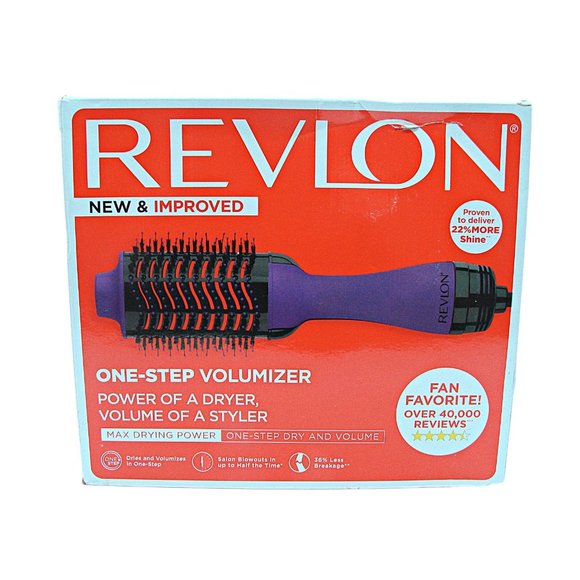Revlon | Hair | New Revlon Purple Onestep Volumizer Hair Brush Dryer ...